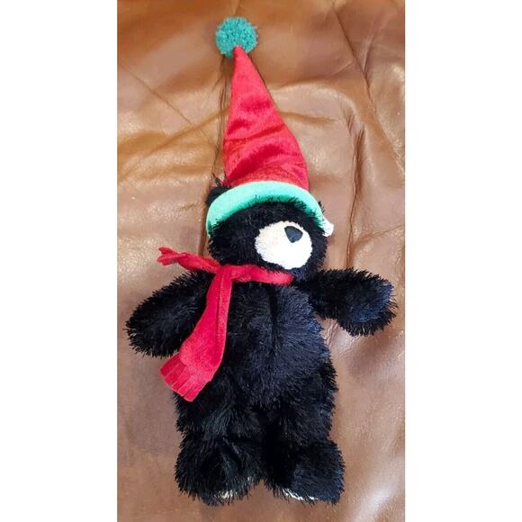 Gund | Toys | 85 Inch Black Gund Christmas Bear Stuffed Animal Plush ...